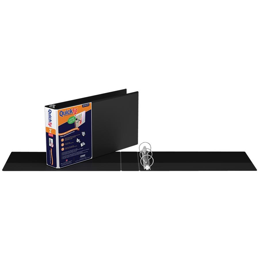 Deluxe QuickFit® Heavy-Duty Spreadsheet & Legal Presentation Binder ...