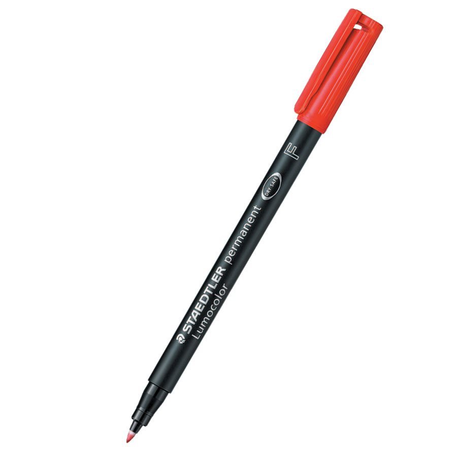 Marqueur permanent Lumocolor® Pointe Fine. 0,6 mm noir