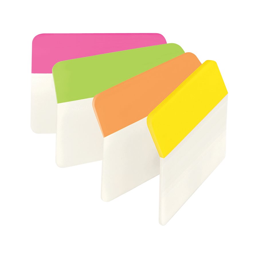 Onglets autoadhésifs biseautés Post-it® couleurs primaires