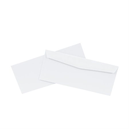 Standard White Envelope Without window. #10, 4-1 / 8 x 9-1 / 2 in. (box ...