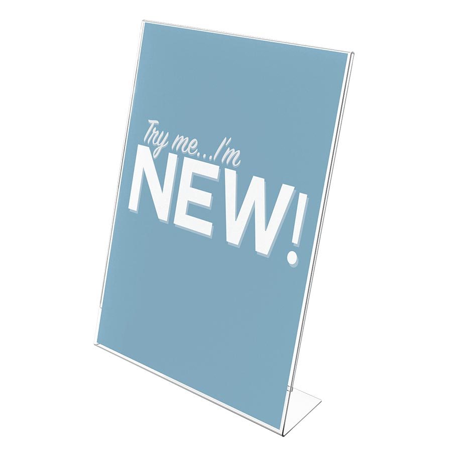 Classic Image® Slanted Sign Holder Landscape 11 x 8-1 / 2 in.