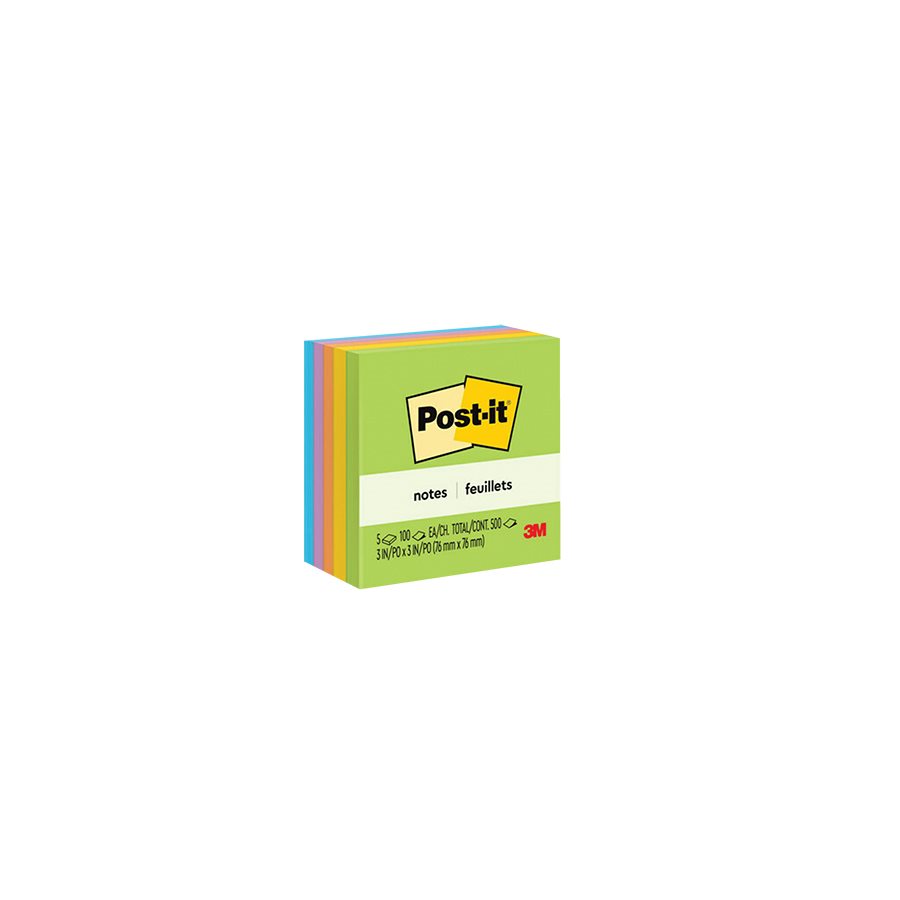 Feuillets originaux Post-it® - collection paradis floral 1-1 / 2 x 2 po ...