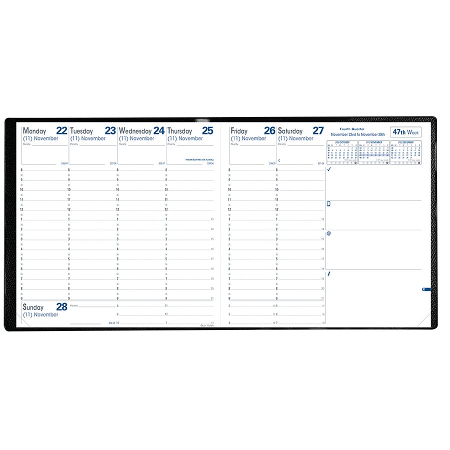 Executive Weekly Diary (2026) Refill bilingual