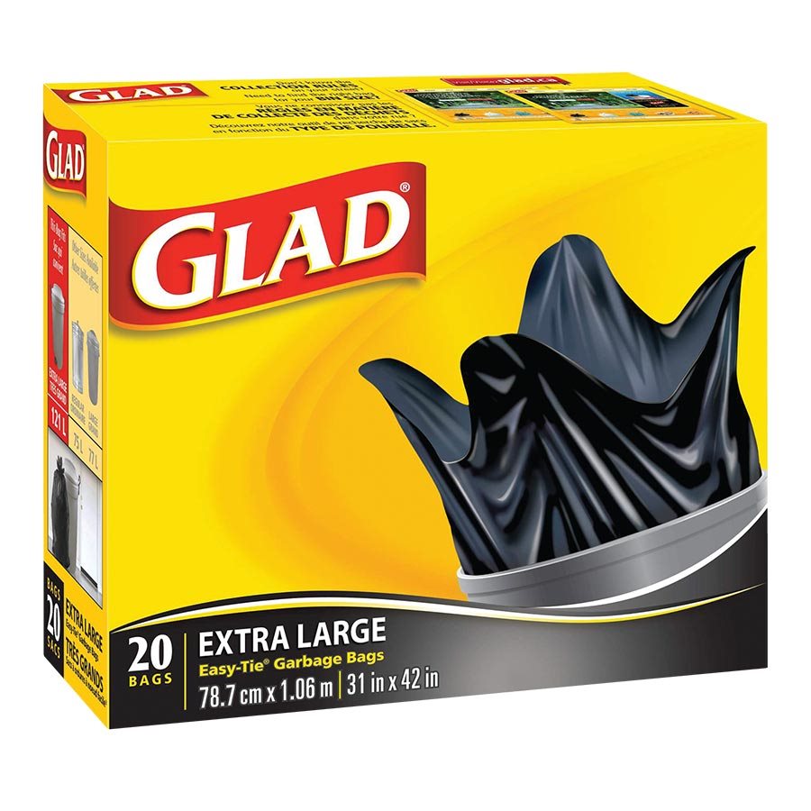 Extra Large Garbage Bags box 20