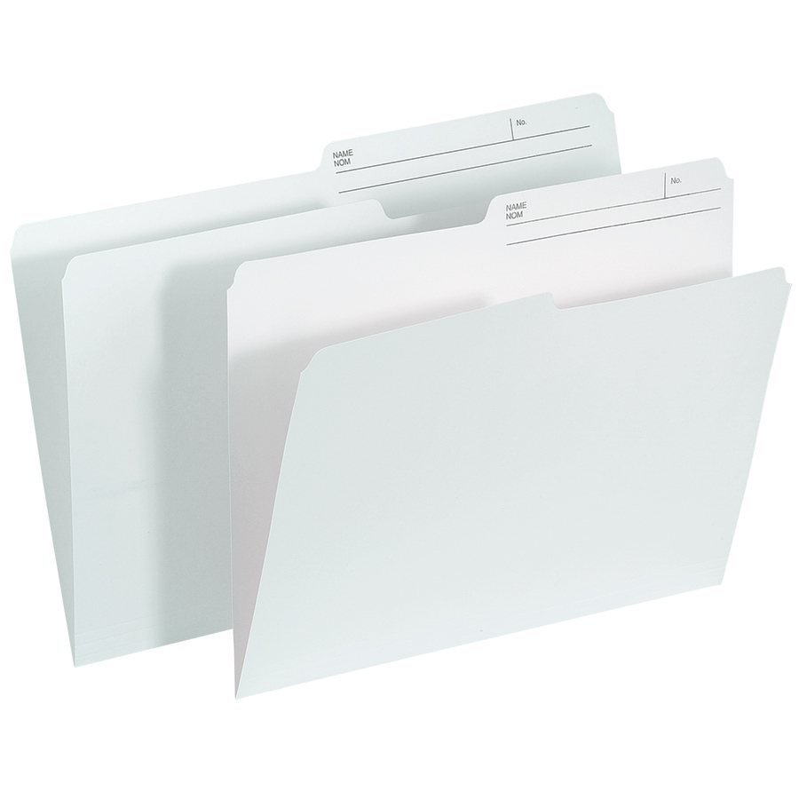 Reversible file folders 10-1 / 2-pt. Natural. 60% post-consumer fibre ...