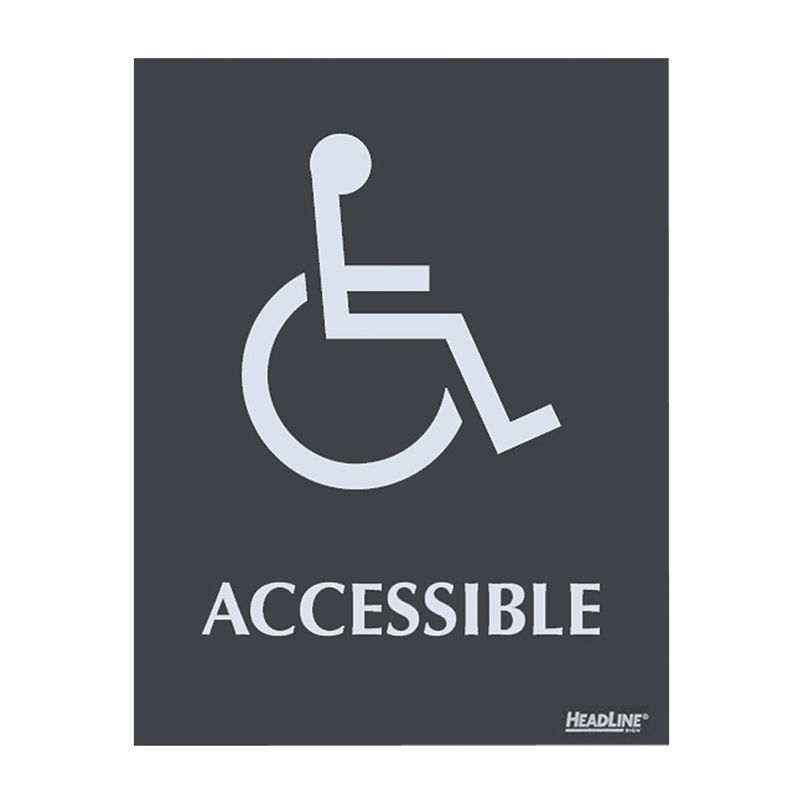 Identification Sign restroom