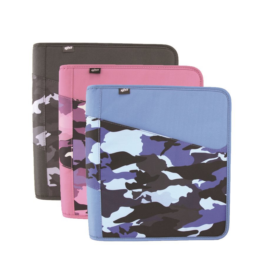 Camouflage 1.5 in Zipper Binder