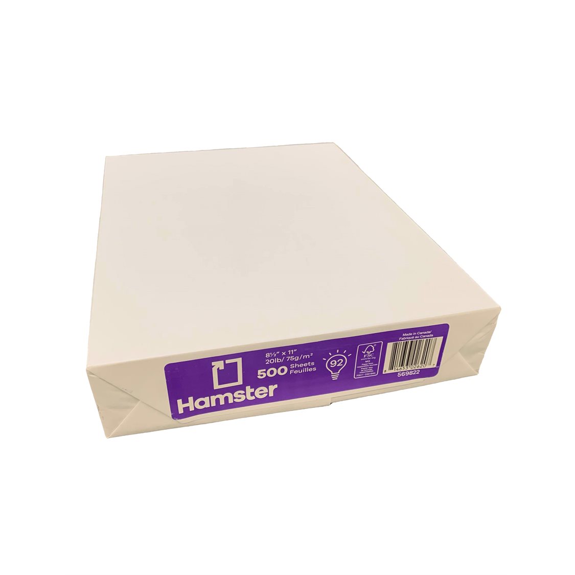 Hamster Multipurpose Carbon Neutral Paper Pack of 500, letter size