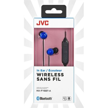 ÉCOUTEUR JVC BLUETOOTH BLEU